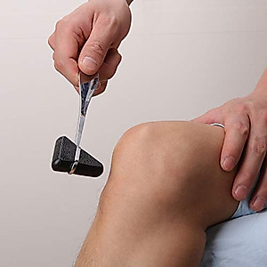 OIIKI, 5 Piece Physical Therapy Set, Including 12/8/6 inch Goniometer, Taylor Hammer, Tape Measure