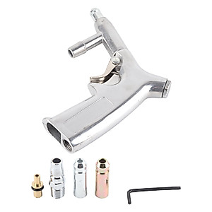 Air Sand Blaster Gun 1/4" Sand Blasting Nozzle Gun Feed Sandblast Kit Portable Speed Blaster Tool for Sandblasting Cabinet Abrasive Media Blaster 60-120PSI