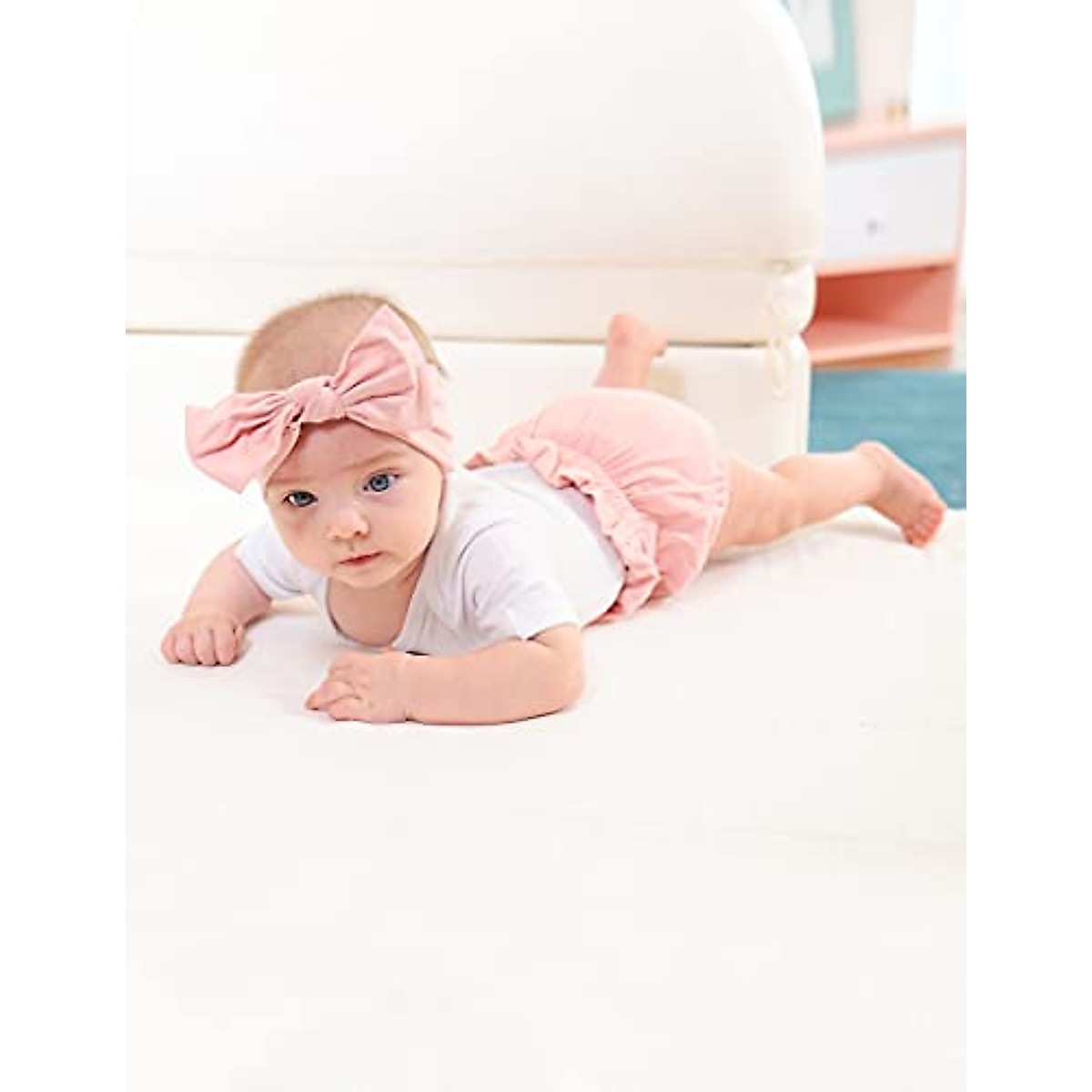 KANGKANG Newborn Baby Girl Clothes Rainbow Romper Short Sets Infant Girl Summer Little Sister Outfits 3PC