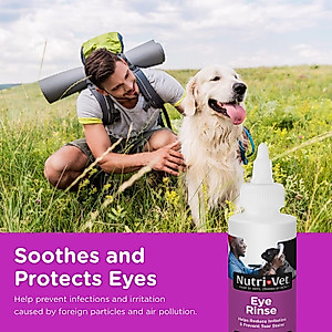 Nutri-Vet Wellness Eye Rinse Liquid for Dogs [Set of 2]