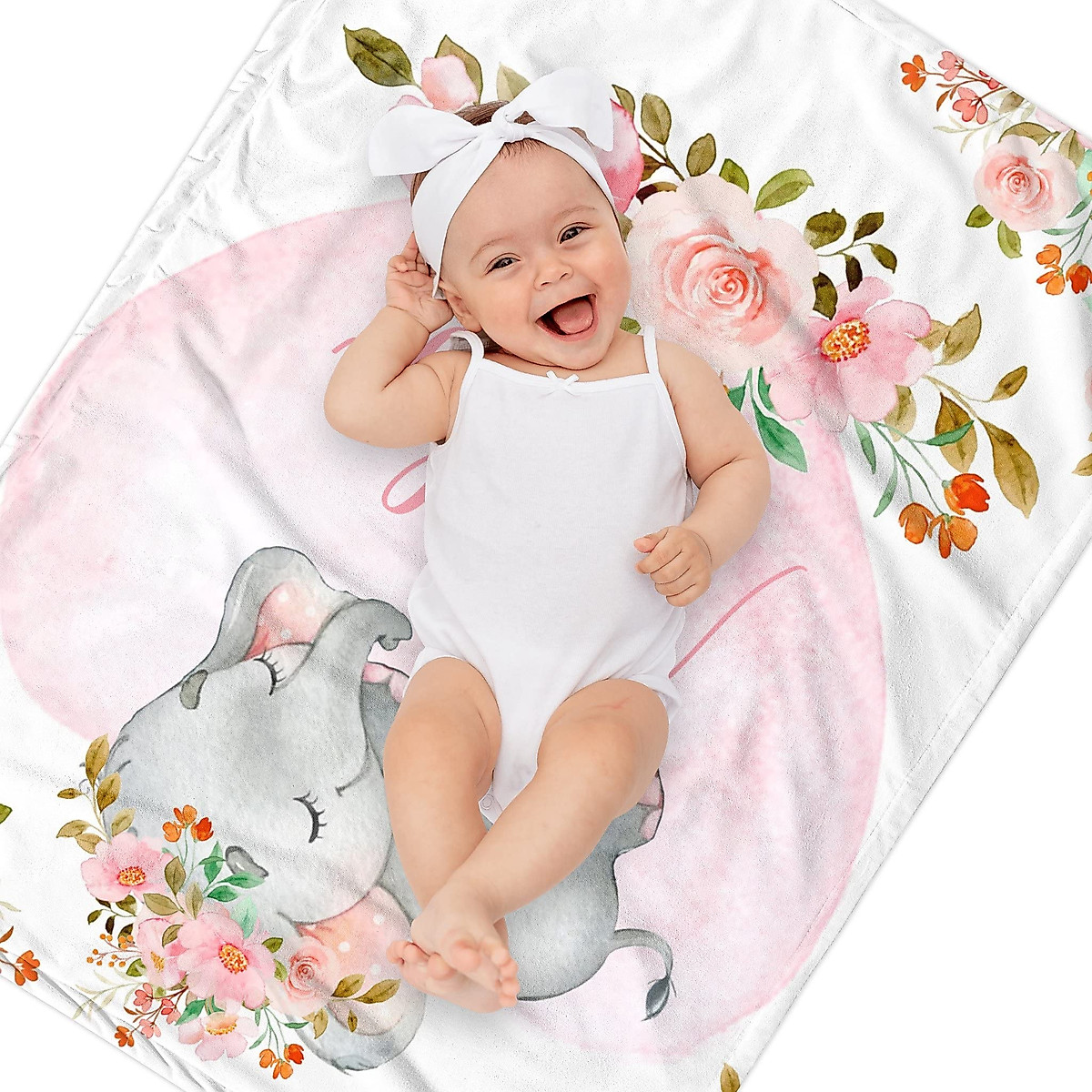 Personalized Baby Blanket for Girls Boys, Custom Baby Blanket with Name, Super Soft Personalized Gifts Blanket for Kids, Personalized Name Blanket for Birthday, Party, Valentine's Day