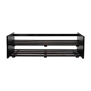 Organize It All 2-Tier Mahogany Stackable Shoe Rack