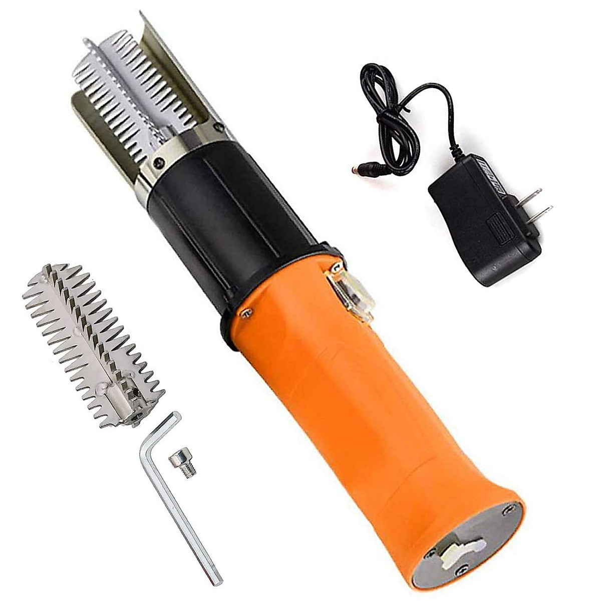 Electric Fish Scaler,Viiwuu Portable Automatic Powerful Cordless Fish Scaler Scale Scraper Remover Cleaner Skinner Kit Build in 12V Rechargeable Battery Electric Fish Scaler Remover