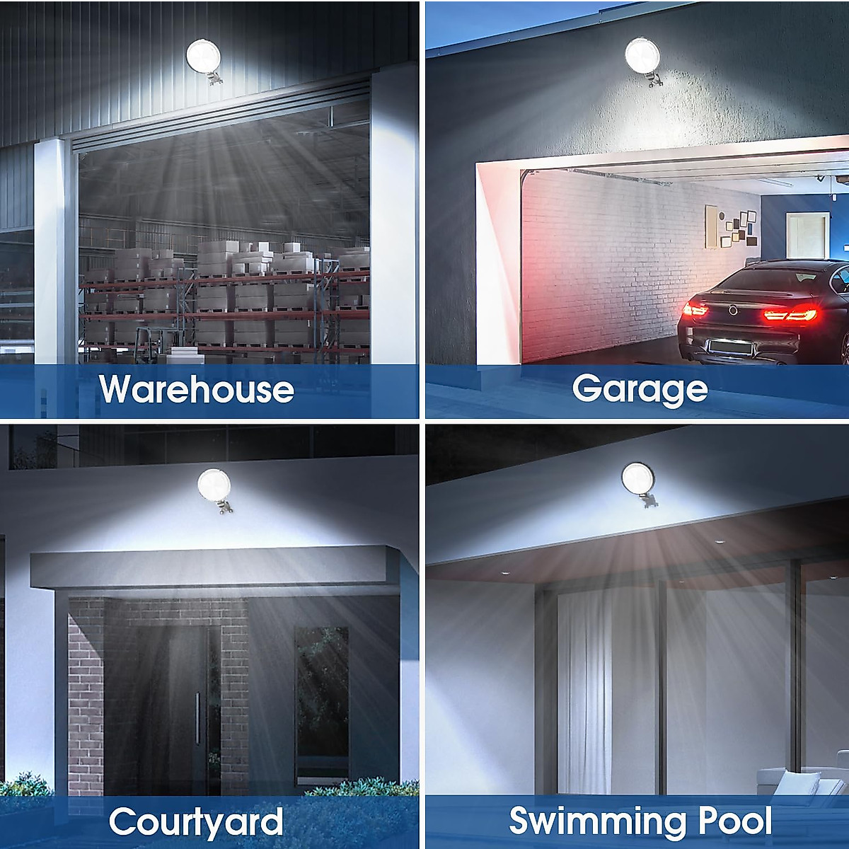 StarMoitic LED Barn Light, 150W 20000LM Dusk to Dawn Outdoor Lighting, Yard Light IP66 Waterproof, 150° Angle Adjustable Bright Outdoor Street Light for Garden, Garages, Attics, Patios, and Barns