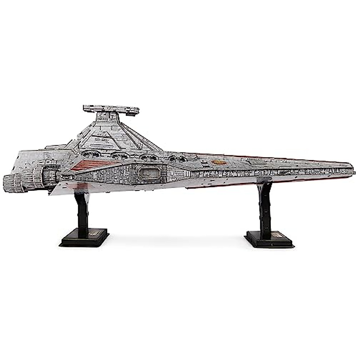 4D Puzzles, Star Wars Deluxe Venator-Class Star Destroyer 3D Model Kit Over 2ft. Wide 288 Pcs | Star Wars Toys | Paper Model Kits for Adults & Teens 12+