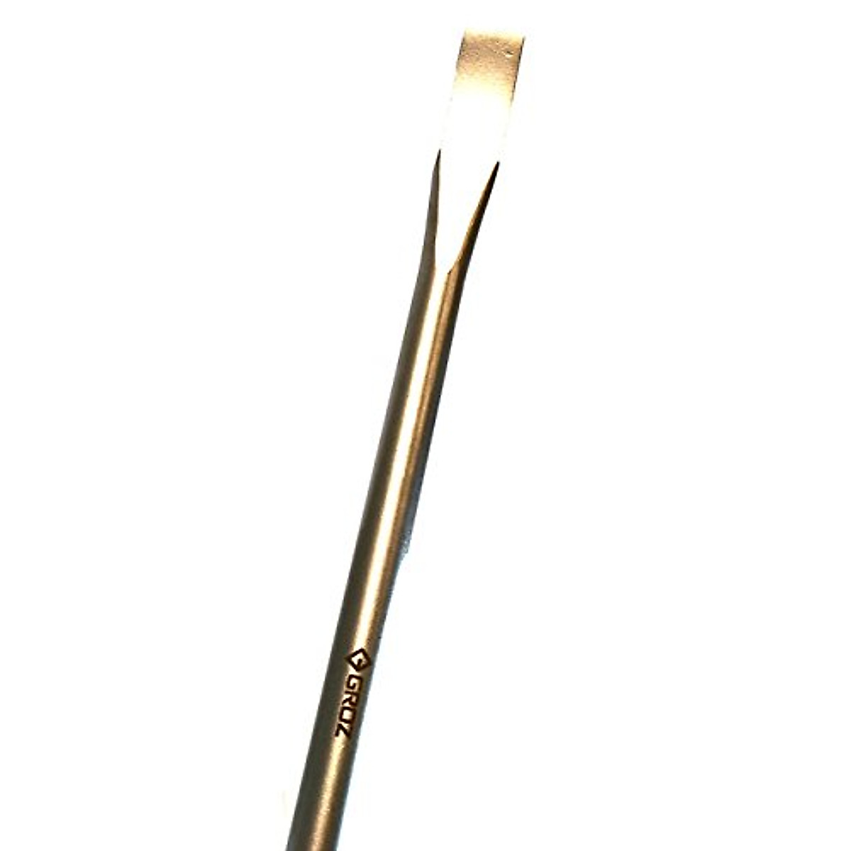 GROZ 30-Inch Aligning Pry Bar | 7/8-Inch Diameter | Round Section | Heavy Duty Chrome Alloy Steel | Zinc Plated | Great for Providing Extra Leverage (33172)