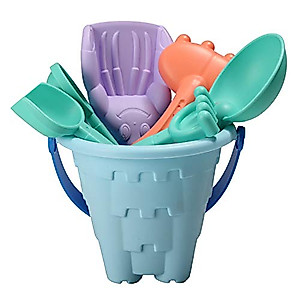 JOYIN 24 Pcs Beach Sand Toys Set with Mesh Bag Includes Sand Water Wheel, Sandbox Vehicle, Sand Molds, Bucket, Sand Shovel Tool Kits, Sand Toys for Toddlers Kids Outdoor Play