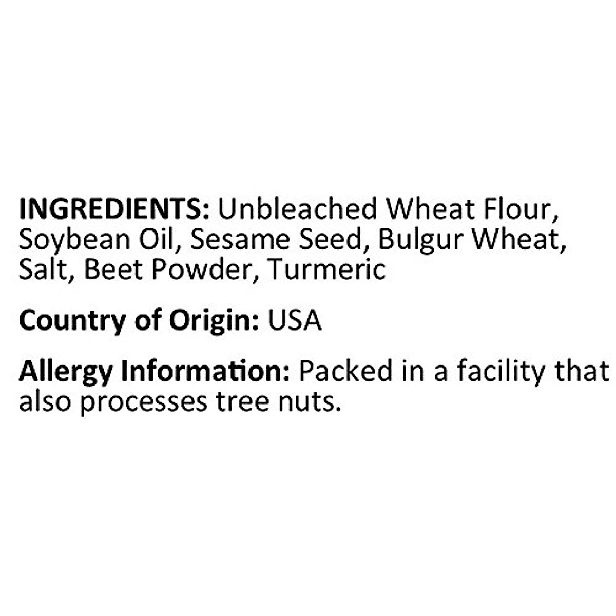 Anna and Sarah Narrow Sesame Sticks in Resealable Bag, 2 Lbs 1 Pack