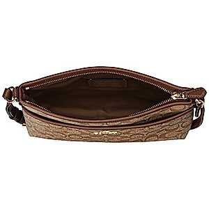 COACH(コーチ) Shoulder Bag, Khaki/Saddle