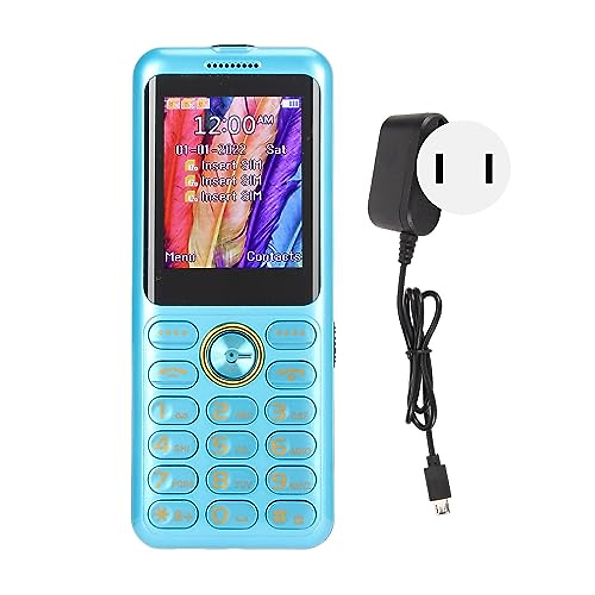 SHYEKYO 2G Phone, 2500mAh Battery Big Button Cellphone for Seniors for Gifts (US Plug)