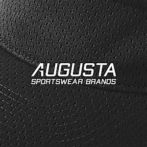 Augusta Sportswear Women's Athletic Mesh Visor - Stylish Sun Hat for Golf, Running, and Outdoor Activities, Black