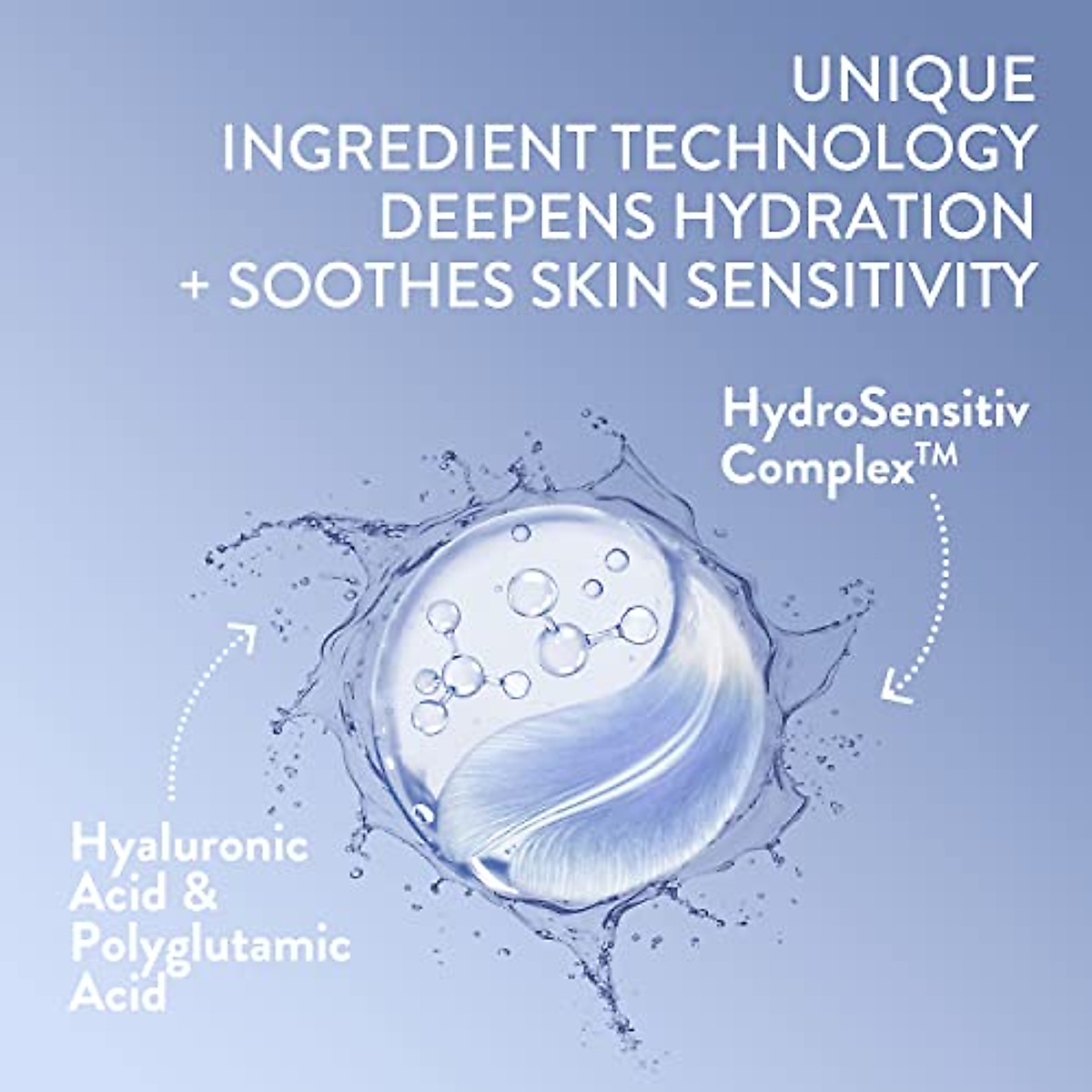 Cetaphil Deep Hydration Skin Restoring Water Gel with Hyaluronic and Polygutamic Acid, Face Moisturizer, 72 Hour Hydration, For Dry, Dehydrated Sensitive Skin, Fragrance Free, 1.7 oz, Fragrance Free