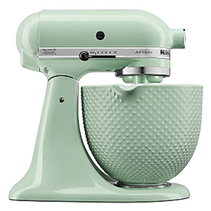 KitchenAid 5 Quart Ceramic Bowl for all 4.5-5 Quart Tilt-Head Stand Mixers KSM2CB5TDD, Dew Drop