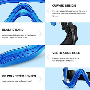 YIHAIXINGWEI Kids Safety Glasses Kids Goggles Childrens Windproof Eyes Protective UV Antifog Lab Gifts For Outdoor Sport. (4 Colors Set)