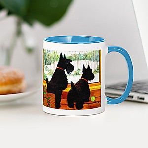 CafePress A Scotty Dog Christmas Mug Ceramic Coffee Mug, Tea Cup 11 oz