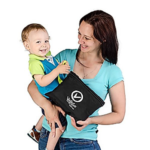 Durable Car Seat Travel Bag & Durable Stroller Bag for Airplane –– Ideal Gate Check Bag for Air Travel & Saving Money –– for Safe & Secure Car Seat and Double/Dual Stroller.