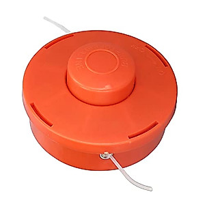 FAMKIT Trimmer Head Replacement Garden Lawn Mower Brush Head Machinery Accessories for M10 Thread Weeder