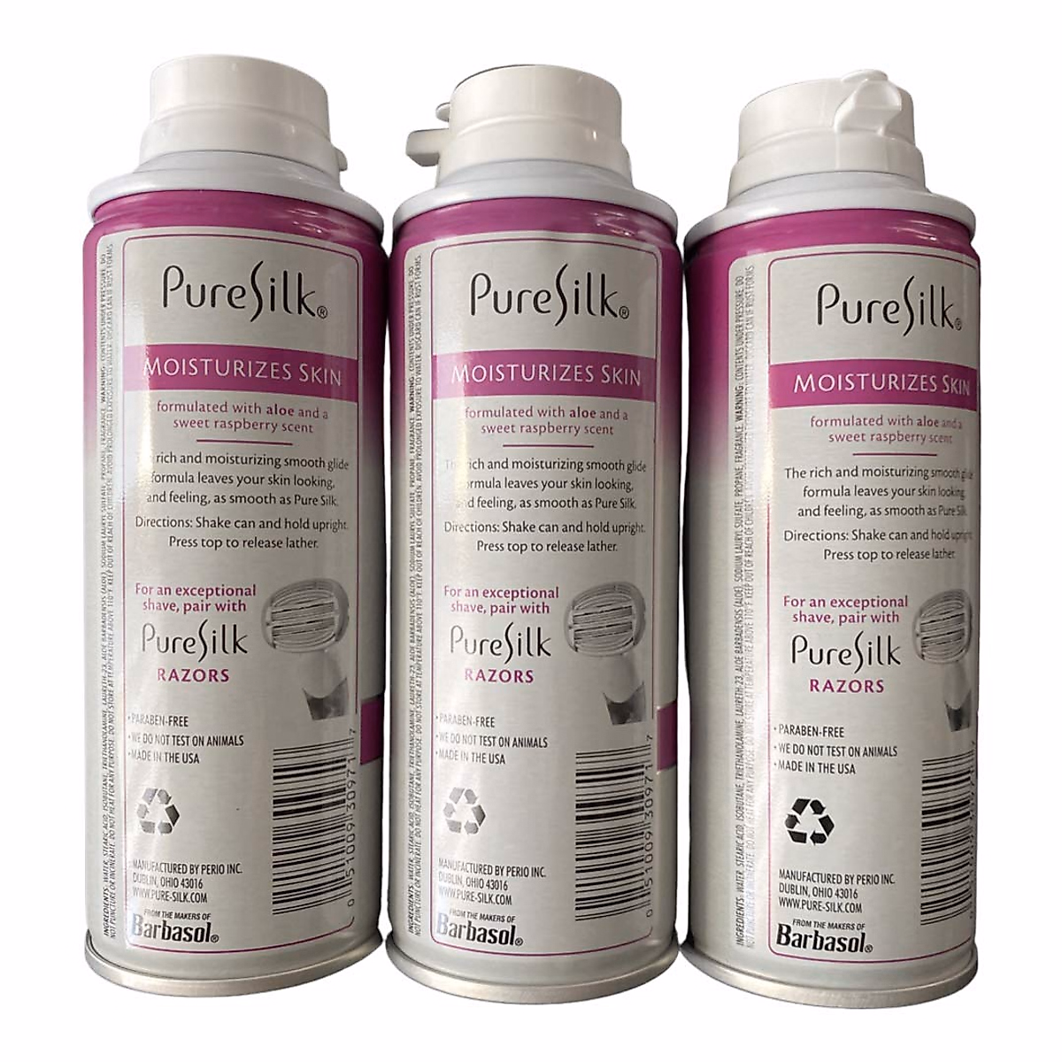 Pure Silk Raspberry Mist Shave Cream