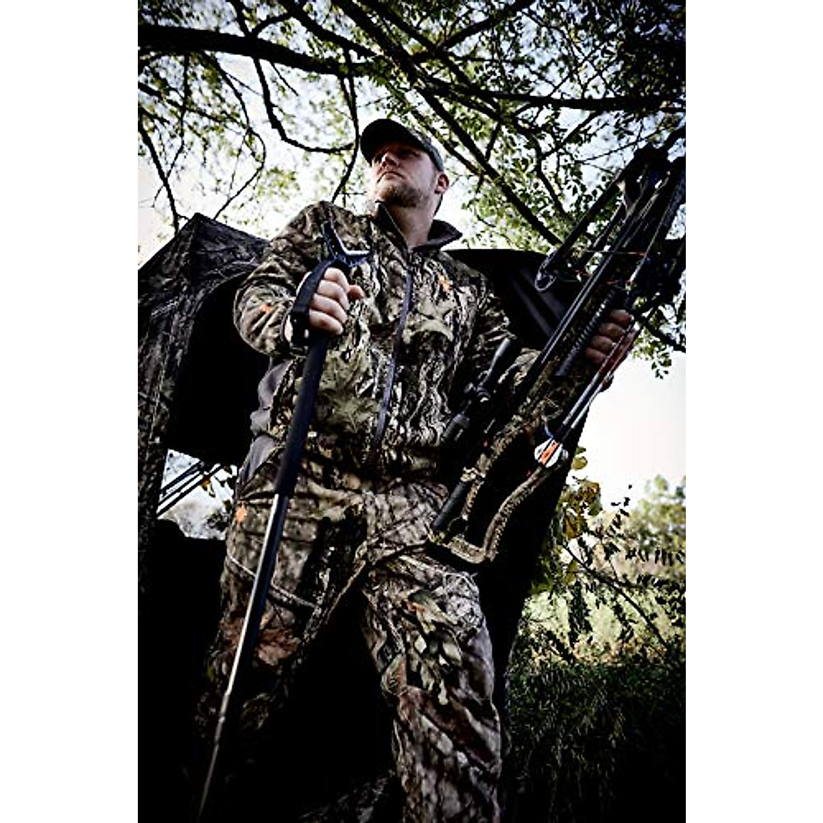 Ameristep Blind Hub Support Stick and Shooting Stick | Hunting Blind Stabilizer & Shooting Stick, Black