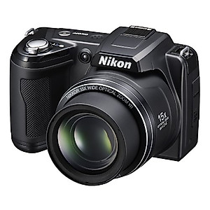 Nikon Coolpix L110 12.1MP Digital Camera with 15x Optical Vibration Reduction (VR) Zoom and 3.0-Inch LCD (Black)
