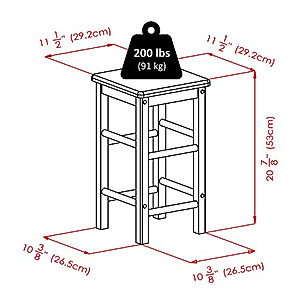 Winsome Suzanne 3-PC Set Space Saver Kitchen, Coffee Finish, 29.61x29.13x32.76