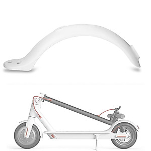 Alomejor E Bike Fender Rear Mudguard Mudguard Bracket Fender Support for Mijia M365 Electric Bicycle(White)