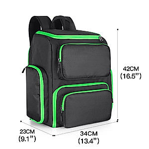 Trunab Travel Carrying Backpack Compatible with Xbox Series X, Storage Case Bag with 2 Inner Spaces for Xbox Game Console and Other Gaming Accessories