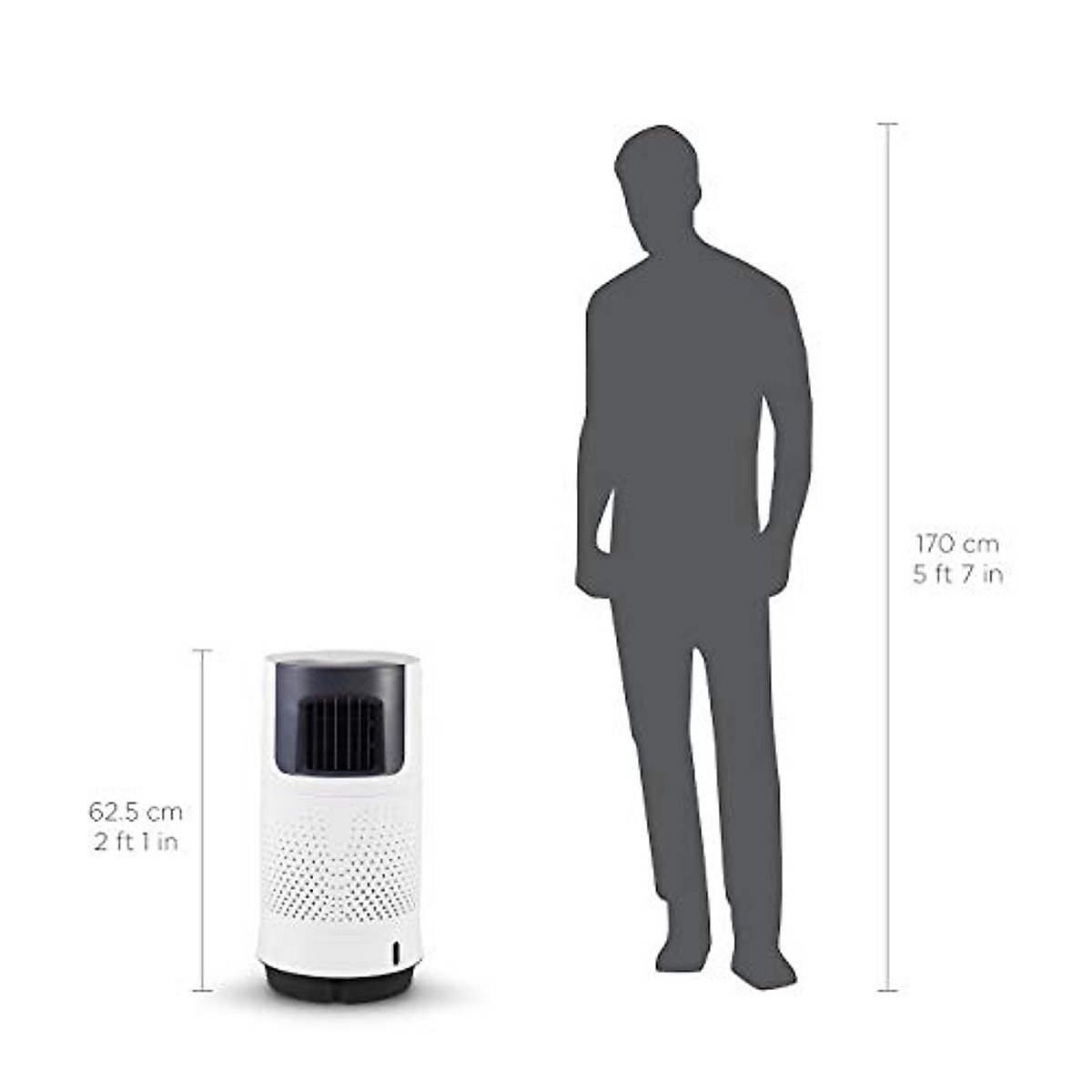 Briza Air Cooler - Evaporative Air Cooler - Swamp Cooler - Air Cooler Fan - Air Cooler for Room - Great for Livingroom, Bedroom, Office - 8 Liter Water Tank - 80° Swing Oscillation - 3 in 1 - Remote Included - 3 Speed Fan