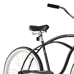Firmstrong Urban Men's Beach Cruiser Bike, Single Speed Bicycle, 26 Inch Wheels, Matte Black