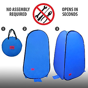 MYDEAL PRODUCTS Pop-Up Room in a Bag Instant Portable Changing Room with Steel Frame Weather-Resistant Material for Photo Studios On-Set Video Shoots Models! Includes Tie-Down Kit and Cleaning Cloth