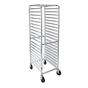 AmGood Commercial Kitchen Pan Rack - Heavy Duty, Bun Pan Sheet Rack, NSF Certified with Wheels (20 Tier Pan Rack)