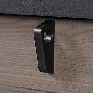 Sauder International Lux Executive Desk, L: 60.0" x W: 28.98" x H: 30.0", Diamond Ash Finish