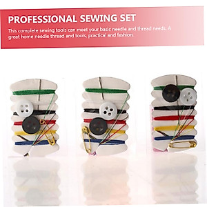 COHEALI 300 Sets Mini Sewing Kit Button Sewing Tool Travel Accesories Travel Accessories Items for Wedding Welcome Bags Emergency Sewing Kit Sewing Safety Pin for Sewing Supplies Household