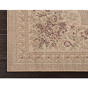 Unique Loom Versailles Collection Traditional Classic Medallion Motif Area Rug (2' 7 x 10' 0 Runner, Tan/ Ivory)