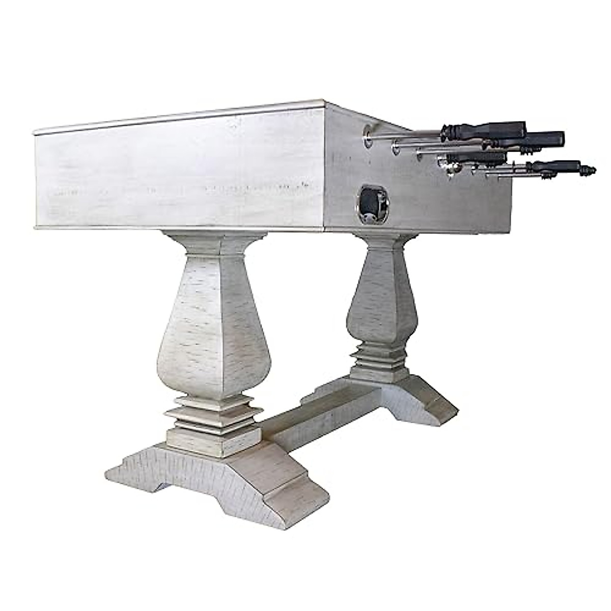 Hathaway Montecito 55-in Premium Competition Foosball Table, Arcade Table Soccer for Game Rooms, includes (2) Foosballs and - Driftwood