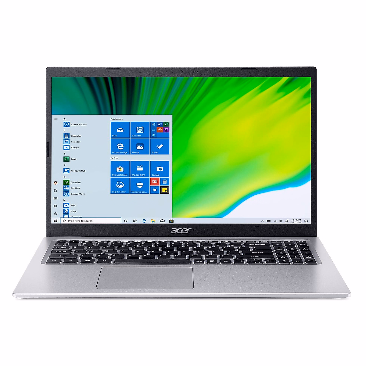 Acer Aspire 5 A515-56-363A, 15.6" Full HD IPS Display, 11th Gen Intel Core i3-1115G4 Processor, 4GB DDR4, 128GB NVMe SSD, WiFi 6, Backlit Keyboard, Windows 10 Home (S mode)