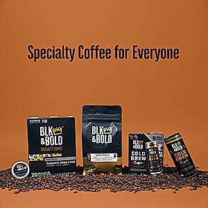 Blk & Bold Smoove Operator | Dark Roast | Keurig K-Cup Coffee Pods | Fair Trade Certified Specialty Coffee | B Corp | Black Owned Business | 60 Pods