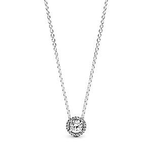 Pandora Classic Elegance Clear CZ Chain Necklace