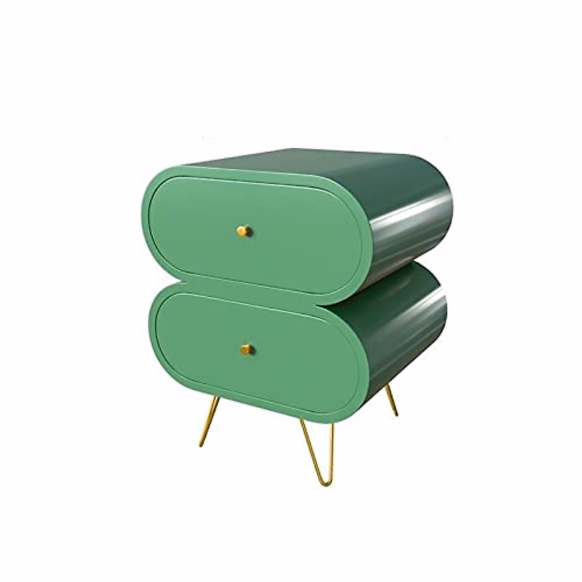 HIGOH Bedside Table Bedside Table Bedroom Home Small lockers Bedside Table (Color : Green)