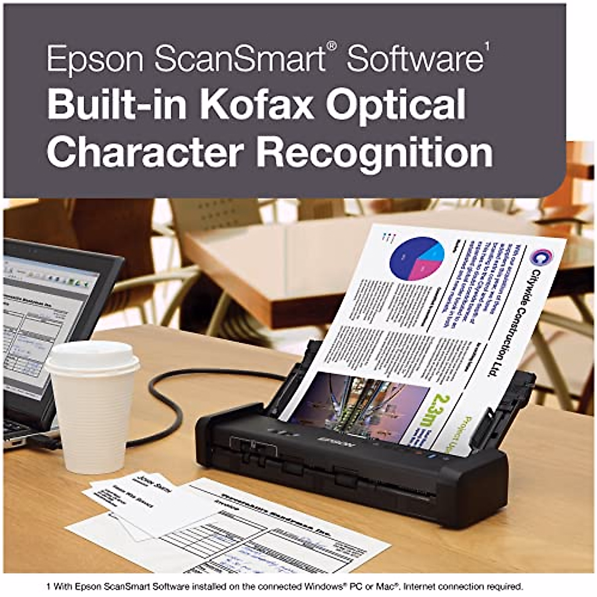 Epson ES-200 Portable Scanner: Fast Duplex ADF Scanning