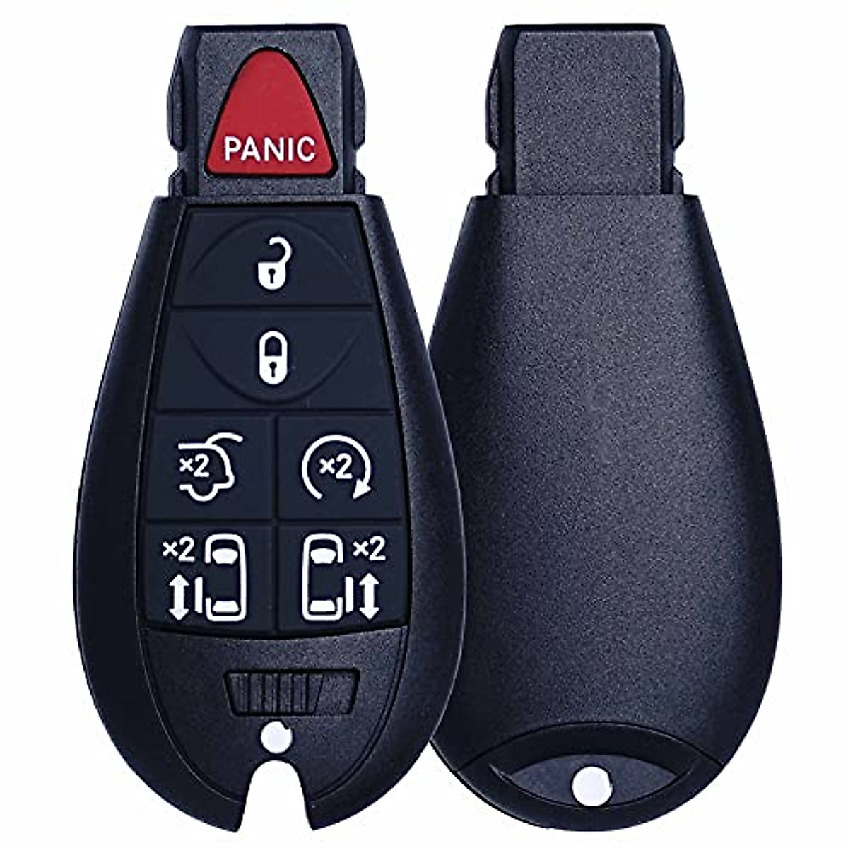 Key Fob Replacement Compatible for Chrysler Town and Country Dodge Grand Caravan 2008 2009 2010 2011 2012 2013 2014 2015 2016 2017 2018 2019 2020 Car Keyless Entry Remote Control M3N5WY783X IYZ-C01C