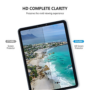 SPARIN 2 Pack Screen Protector Compatible with iPad Air 5/4 Generation 10.9 inch(2022/2020), iPad Pro 11 inch(2022/2021/2020/2018), Tempered Glass for iPad Air 5th/ Air 4th Case Compatible