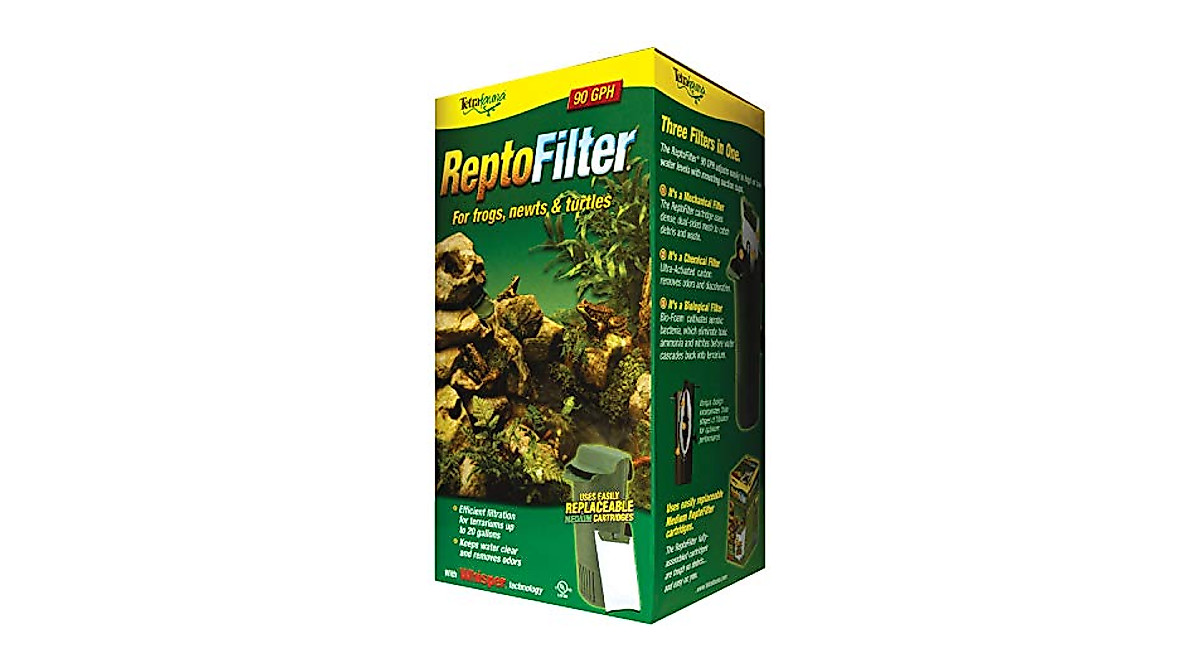 Tetra ReptoFilter Terrarium Filter - Keeps Water Clear & Odor-Free