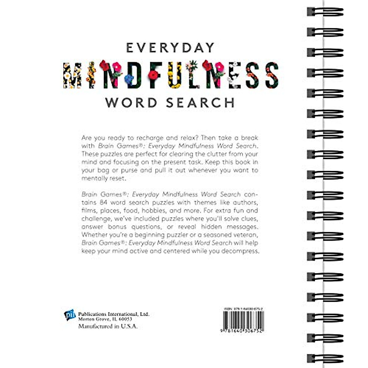 Brain Games - Everyday Mindfulness Word Search (White)