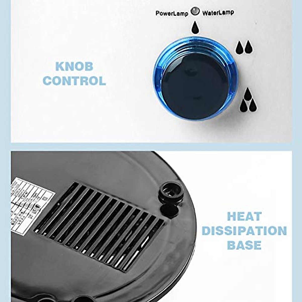 CALIDAKA Reptile Humidifier Pet Supplies Reptile Humidifier/fogger Reptile Fogger with Extension Tube 4l Large Tank Suitable for A Variety of Reptiles Amphibians