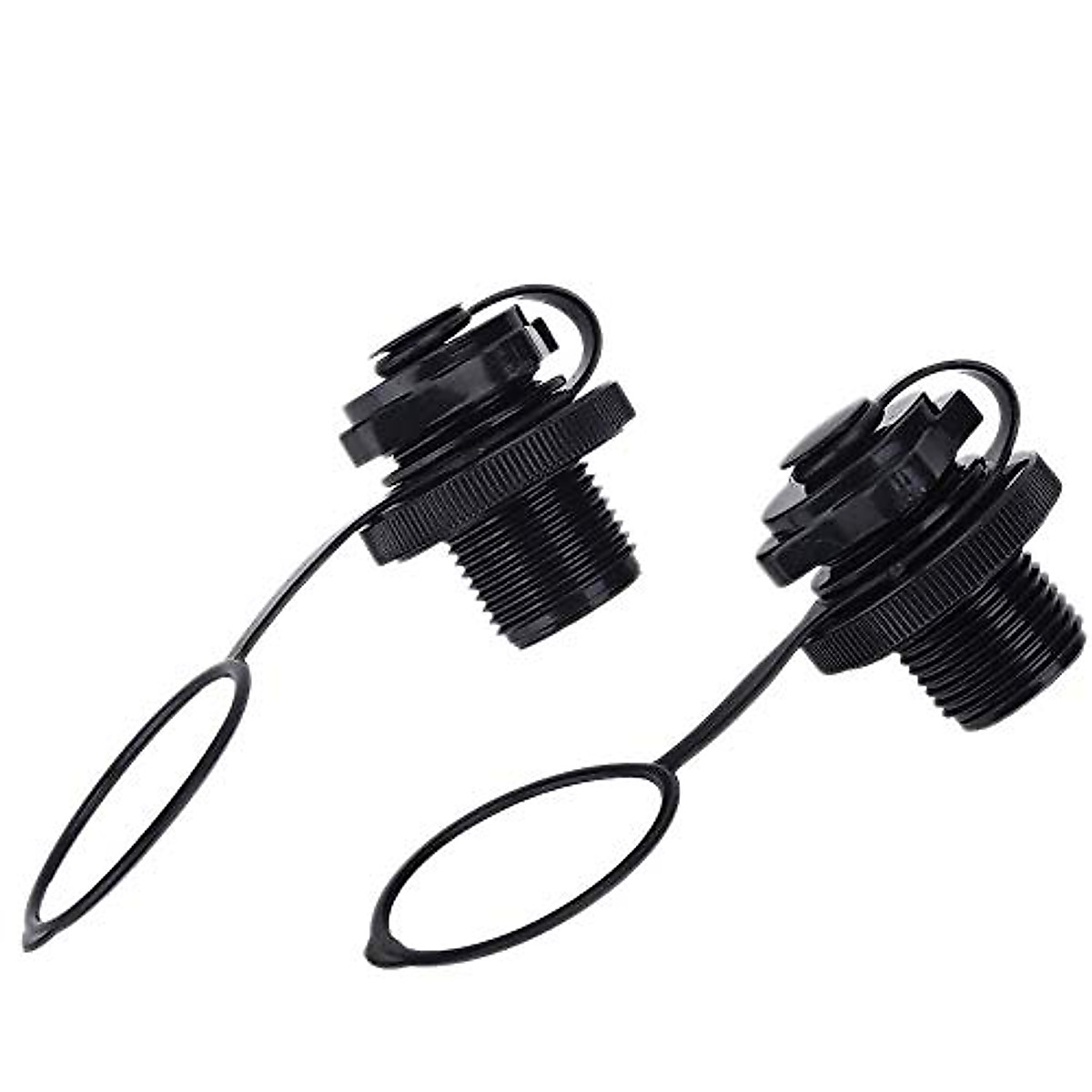 HEYTUR Inflatable Air Valve Replacement Screw Air Valve for Inflatable Rubber Dinghy Raft Pool Boat Fishing Boats 2 Pack
