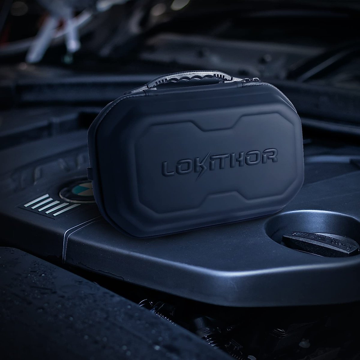 LOKITHOR JA-Series Bag EVA Protection Case for JA300/JA301/JA302/JA400/JA401/JA3000 Jump Starter with air compressor