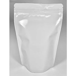 Smell Proof Resealable Mylar Storage Bags (50 Pack) Plus Sized 4.5" x 6.5" x 1.5" Inch Stand Up Pouch For Small Business. Includes 2 Large Bonus Bags. Food Grade. Heat Sealable With Iron. Roypack