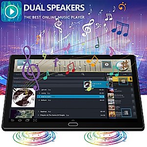 EITOMIN Tablet 2024 Newest Android13 Tablet 10 inch WiFi Tablet,2in1Tablet with Keyboard,4G Cellular 64ROM 1TB Expand Octa-CoreProcessor,FHD1080P,13MP Camera, Bluetooth5.0/GPS/Stylus/Mouse/Case Black