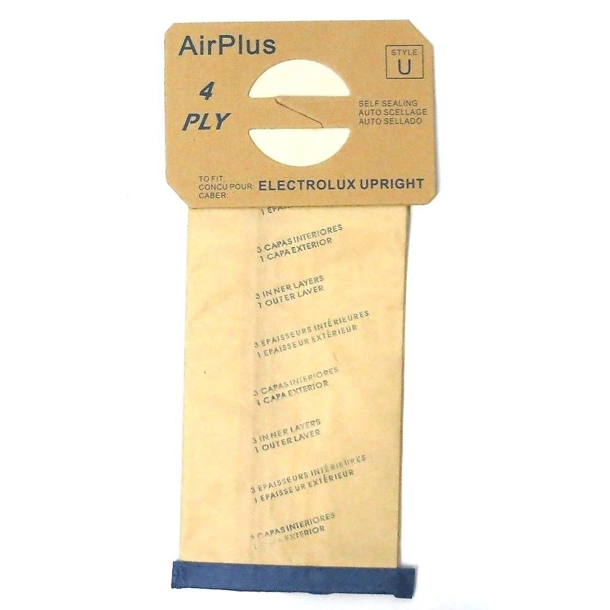 EnviroCare Replacement Micro Filtration Vacuum Cleaner Dust Bags made to fit Electrolux Upright Style U Aerus, Epic, ProTeam Prolux, Discovery, Genesis, 2500, 3500, 4000, 6000 12 Pack